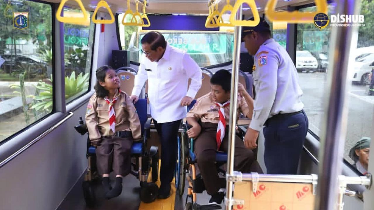 32 Bus Sekolah Ramah Disabilitas Siap Layani 41 Ribu Siswa di DKI Jakarta