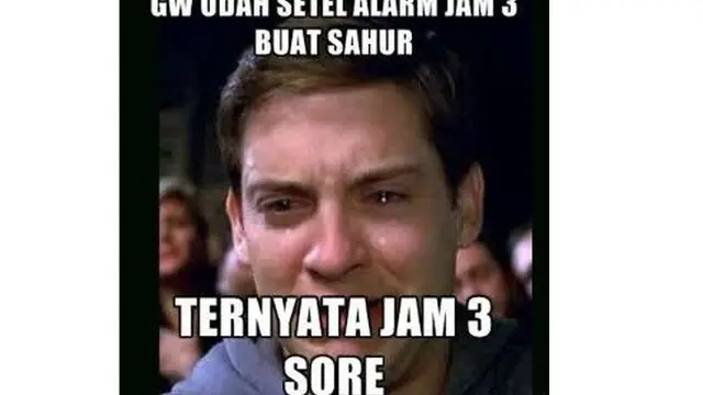 6 Meme Legend Sambut Sahur di Bulan Ramadhan Ini Bikin Nostalgia, Kocak ...