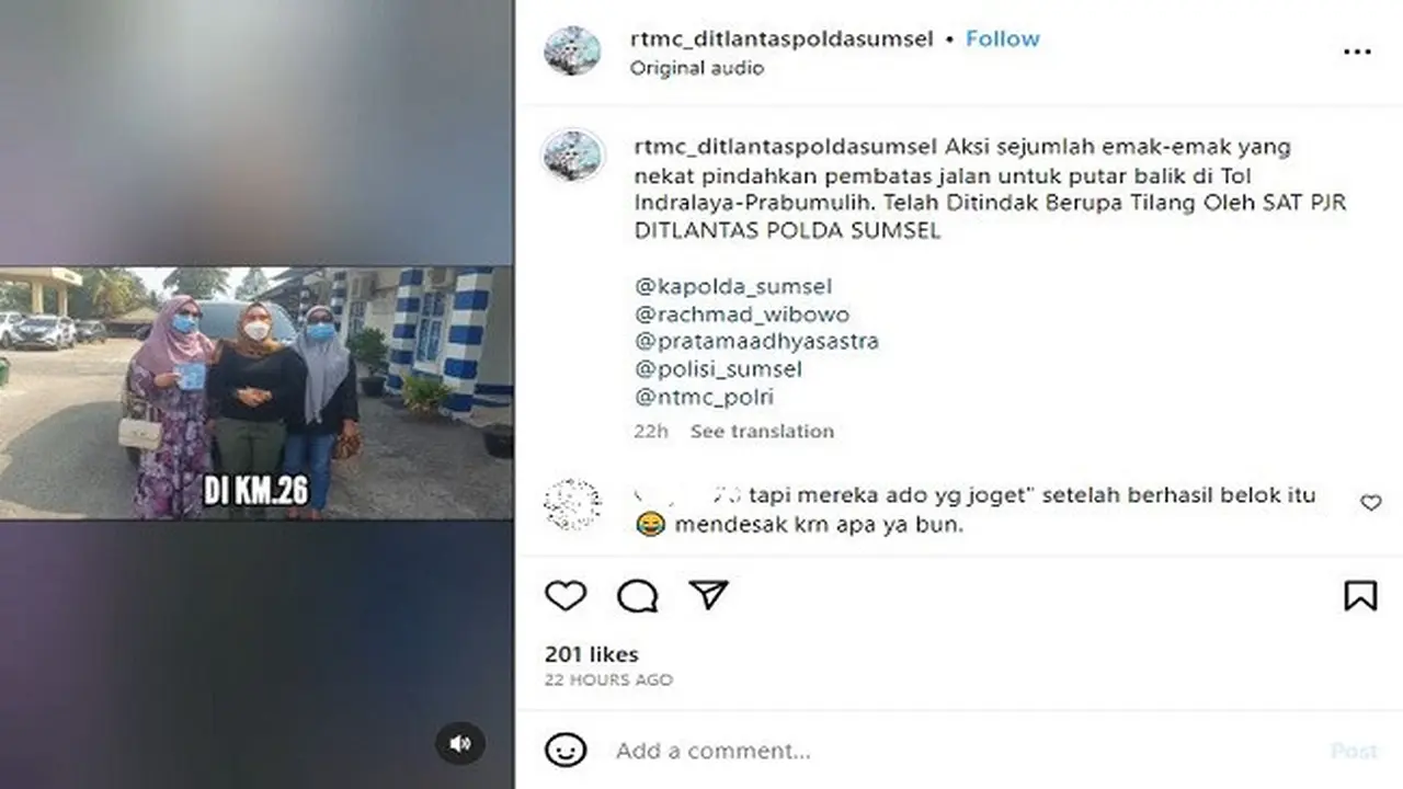 Emak-Emak Pengemudi Fortuner Putar Balik di Jalan Tol Akhirnya Kena Tilang Polisi - News ...