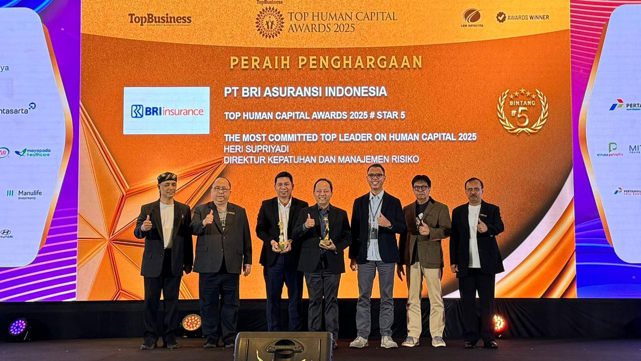 BRI Insurance Bawa Pulang Dua Penghargaan Human Capital