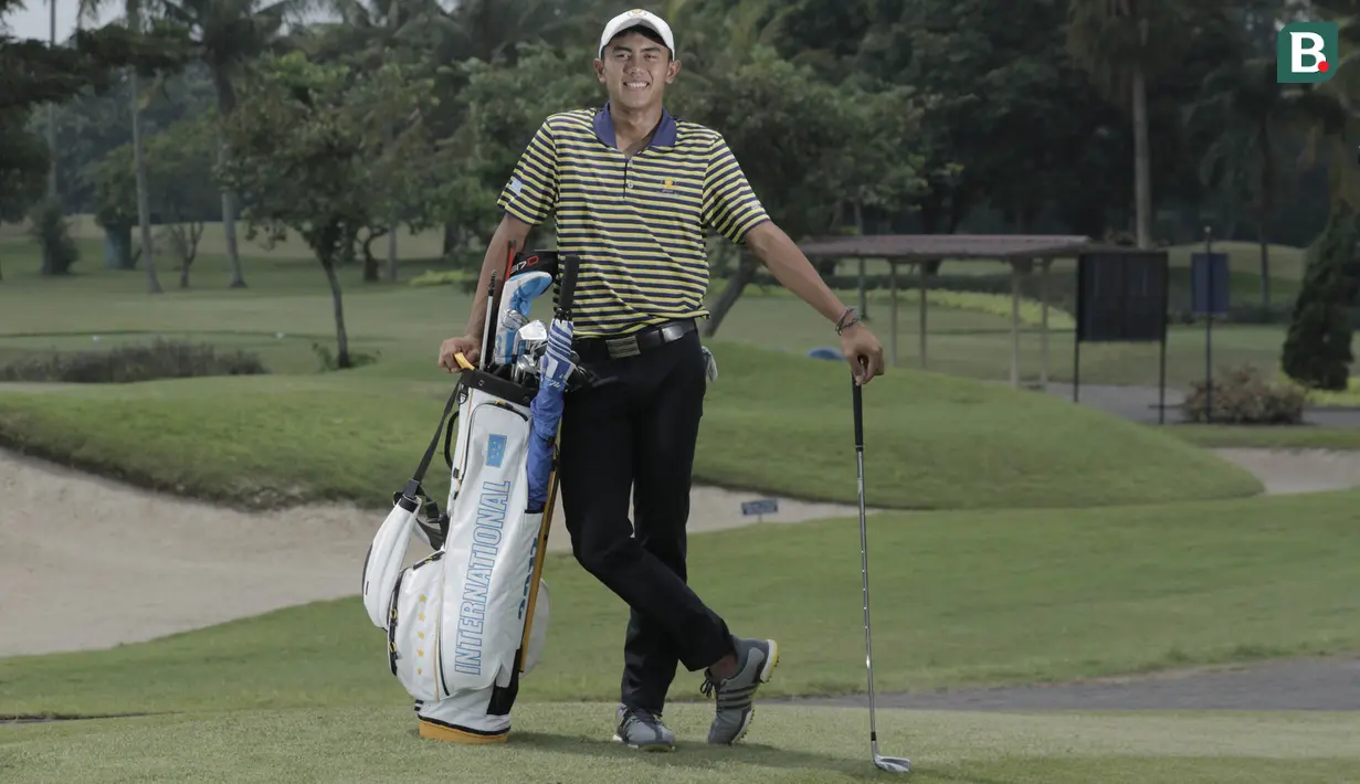 FOTO: Naraajie Emerald Putra, Pegolf Muda Penuh Potensi Andalan Indonesia - Asian Games Bola.com