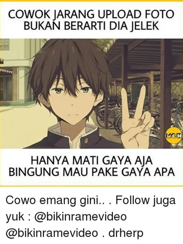 6 Meme Kalau Cowok Unggah Foto Ini Bikin Tepuk Jidat - Hot Liputan6.com