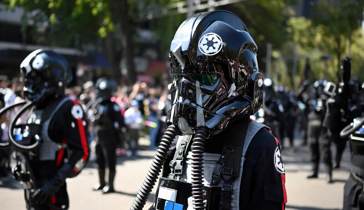 Parade Penggemar Film Star Wars di Meksiko - Foto Liputan6.com