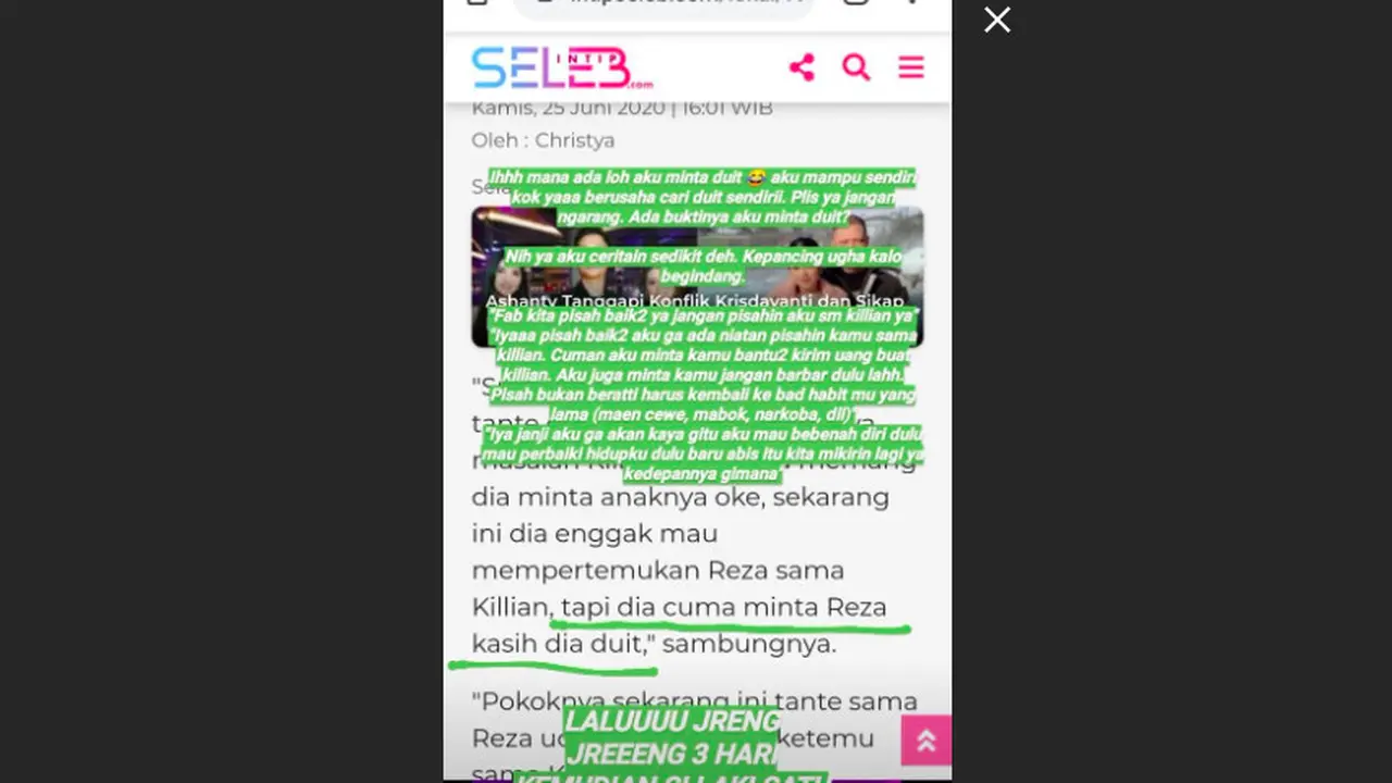 Dituding Larang Anak Bertemu Keluarga Reza Smash, Fabiola Elizabeth ...