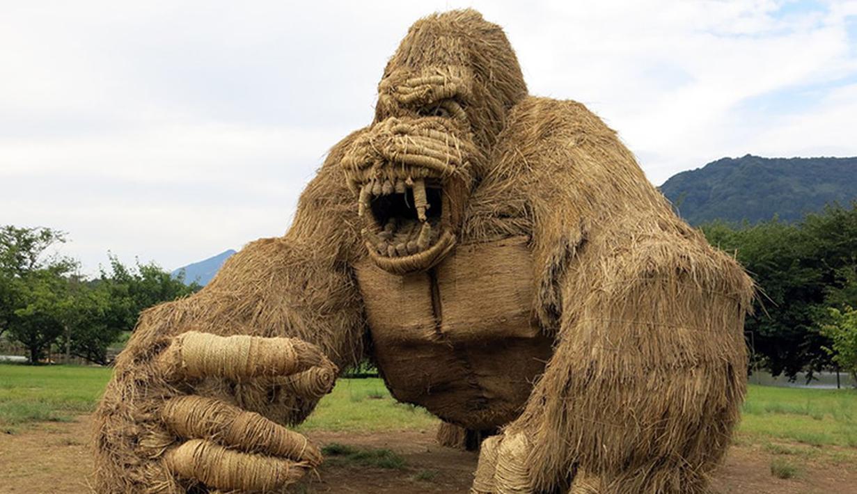 Kreatif, Petani Jepang Adakan Festival Seni Patung Jerami Setelah Panen ...