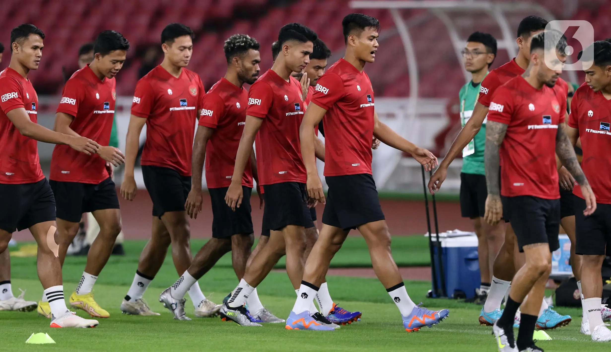 Intip Sesi Latihan Terakhir Timnas Indonesia Jelang Hadapi Juara Dunia ...