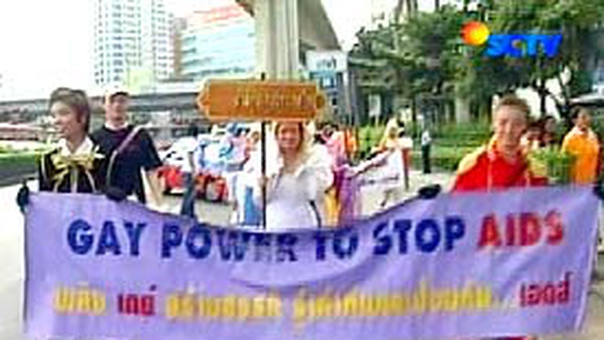 Kampanye Anti-AIDS di Bangkok - Global Liputan6.com