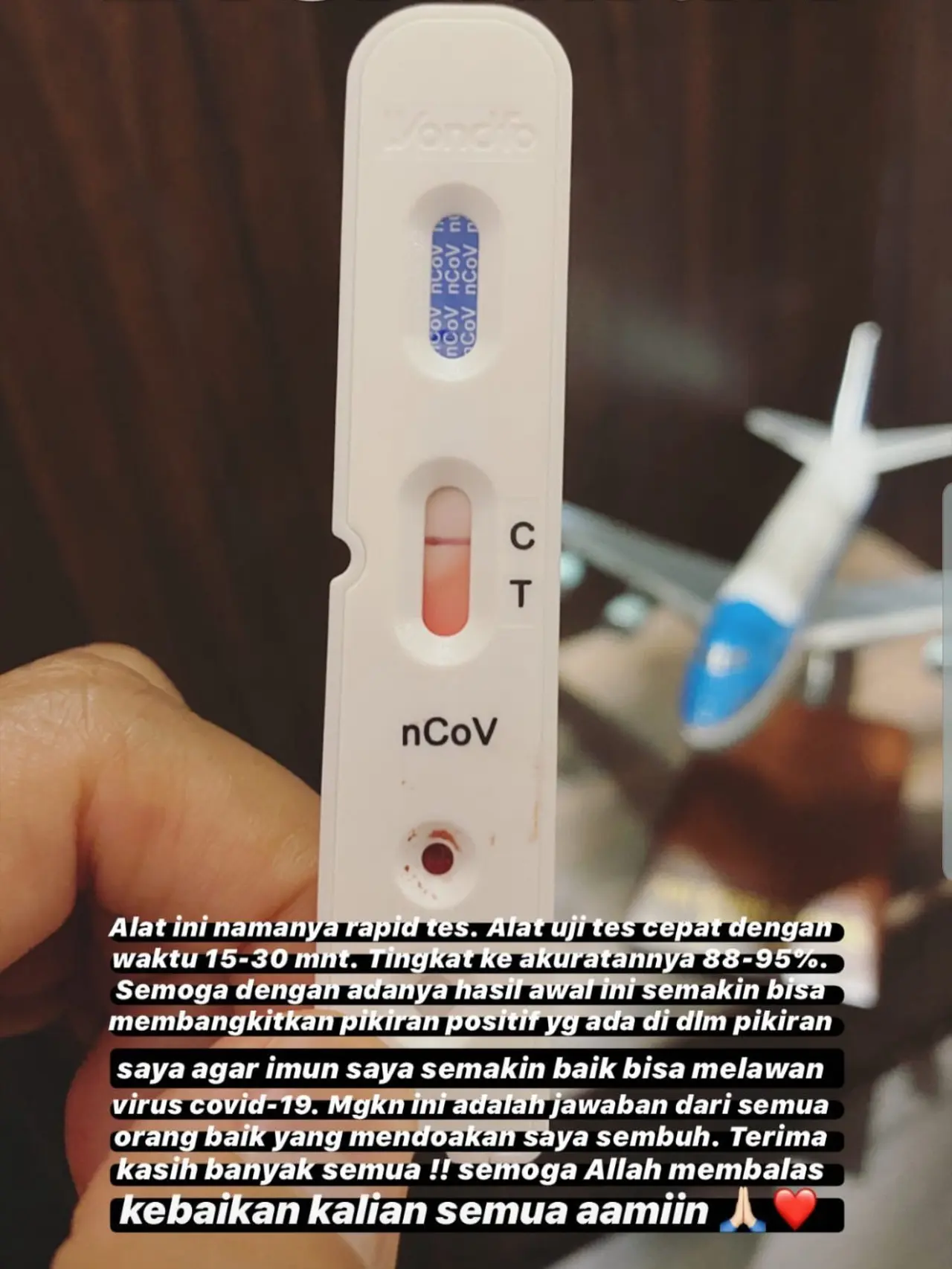 Detri Warmanto Sembuh dari Corona Covid 19 Setelah Isolasi Diri 7 Hari ...