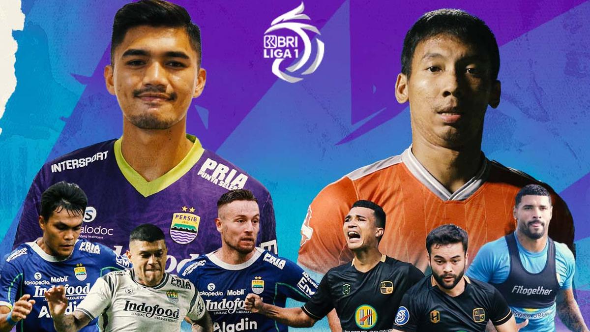 Adu Skill Pemain Kunci di Setiap Lini Persib Vs Barito Putera di BRI ...