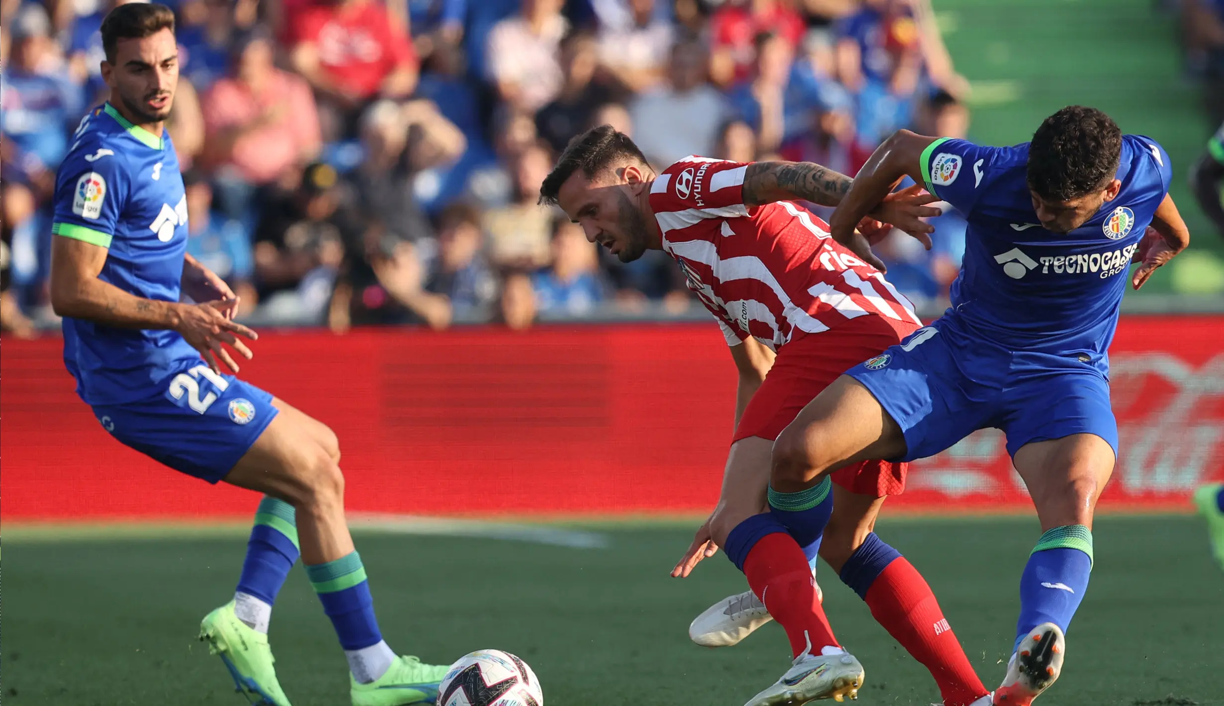 Atletico Madrid Lumat Getafe, Alvaro Morata Sumbang 2 Gol - Foto ...