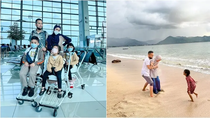 Shireen Sungkar Dan Teuku Wisnu Liburan