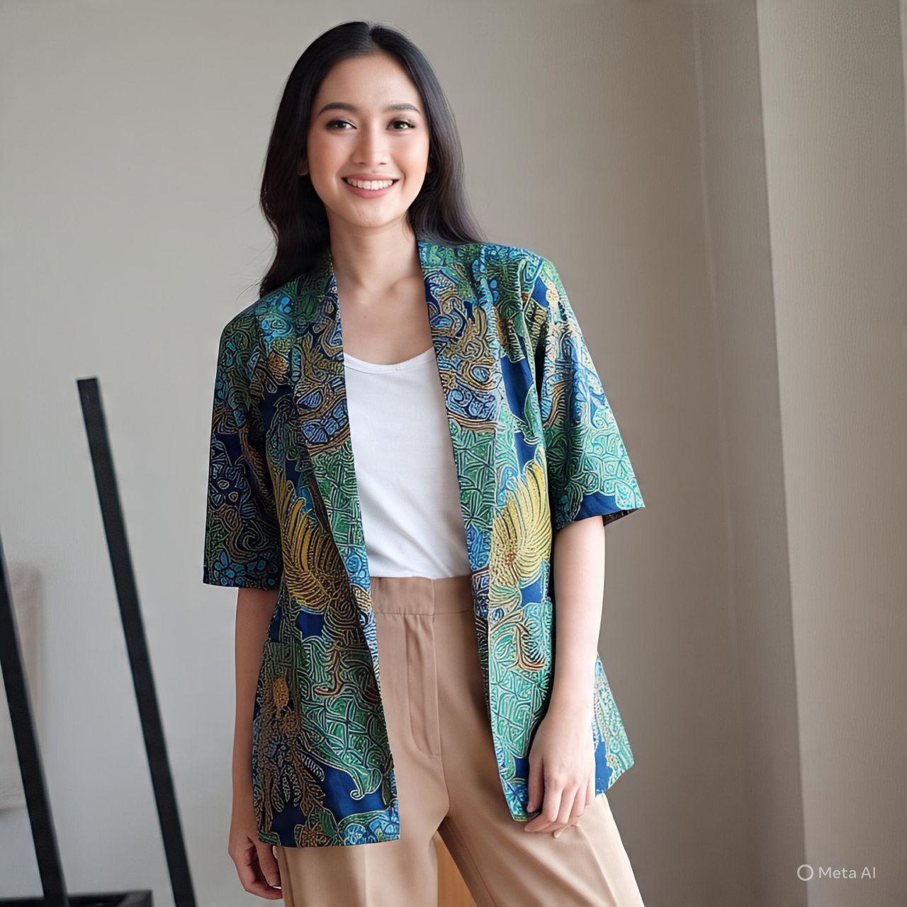 10 Model Blazer Batik Wanita Modern Terbaru 2025, Cocok untuk Gaya ...