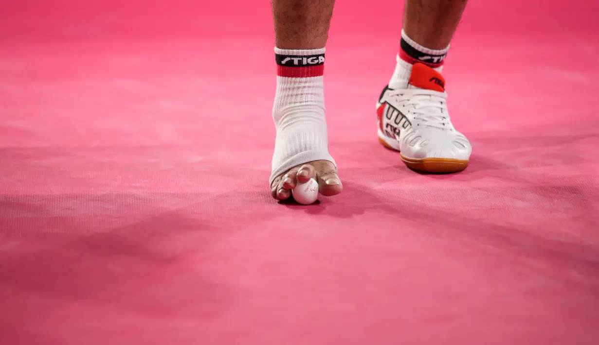 FOTO: Aksi Atlet Tenis Meja Asal Mesir di Paralimpiade Tokyo - Foto ...