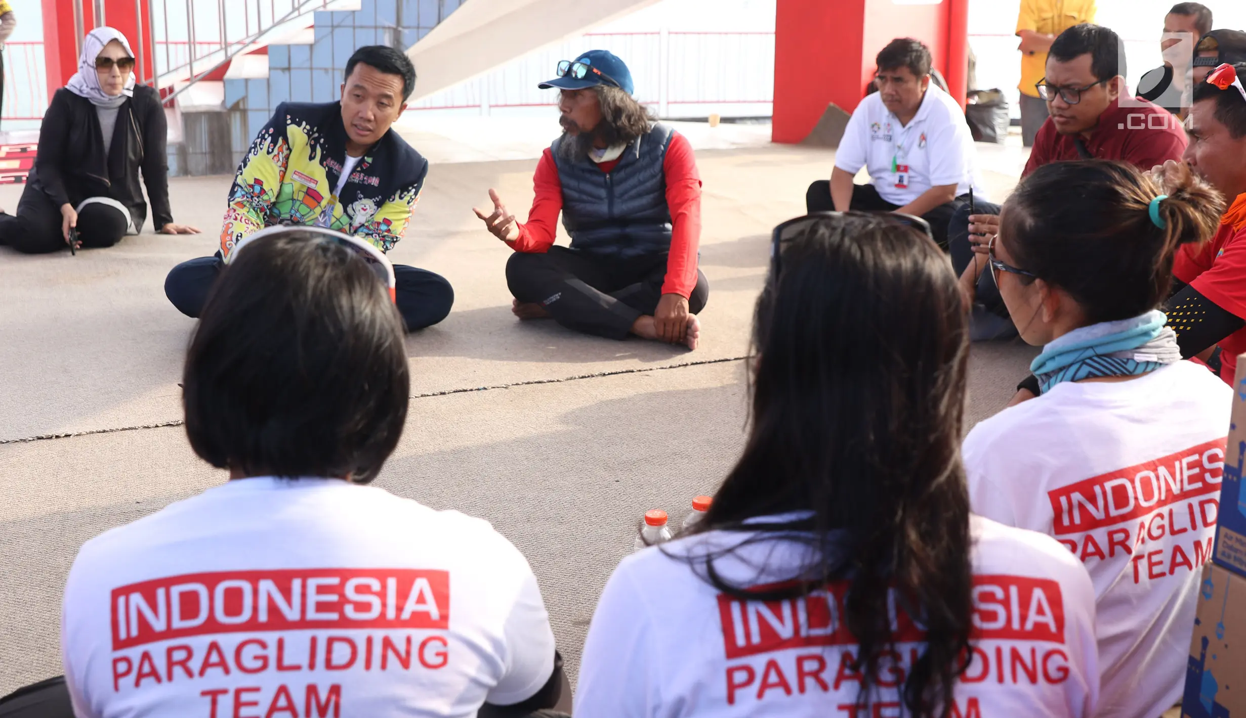 FOTO: Menpora Tinjau Kesiapan Venue dan Atlet Paralayang Sebelum Asian ...