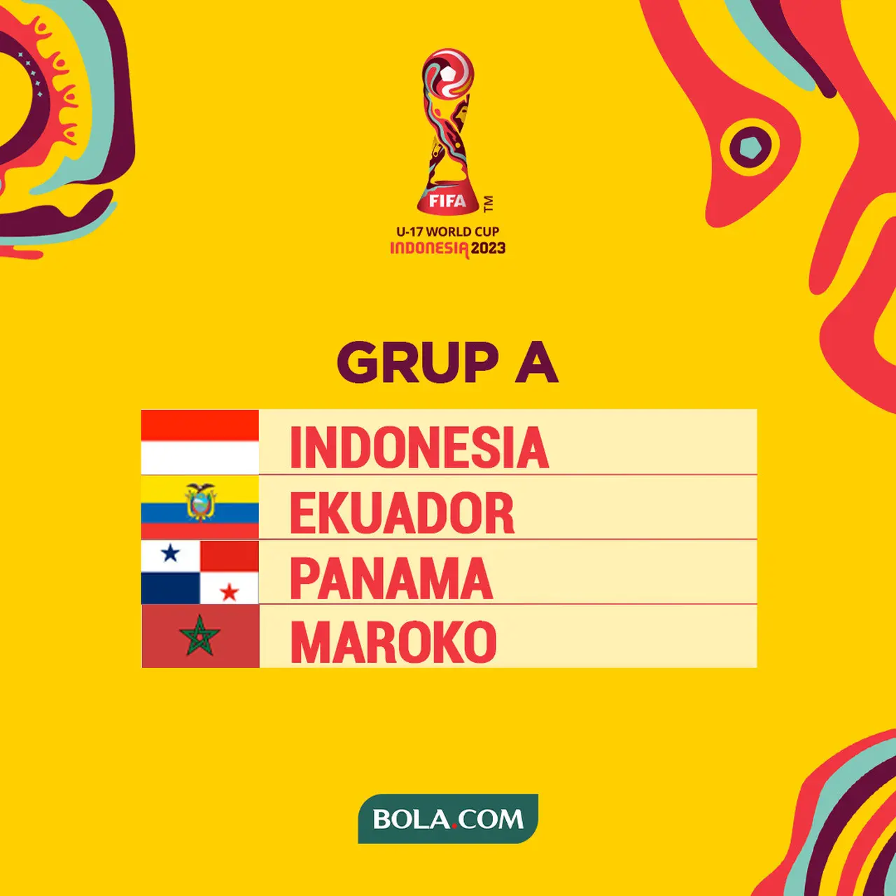 Jadwal Lengkap Timnas Indonesia U-17 di Piala Dunia U-17 2023 - Piala ...