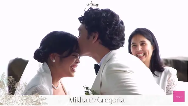 7 Potret Pemberkatan Nikah Mikha Angelo dan Gregoria Mariska, Penuh Khidmat - Hot Liputan6.com