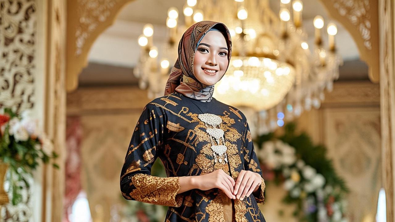 7 Model Batik Kombinasi Brokat untuk Pesta Pernikahan, Cantik dan Mewah