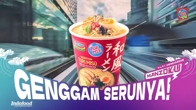 Puasin Seruput Indomie x Pop Mie Tori Miso Ramen Bareng Sobi-San Saat ...