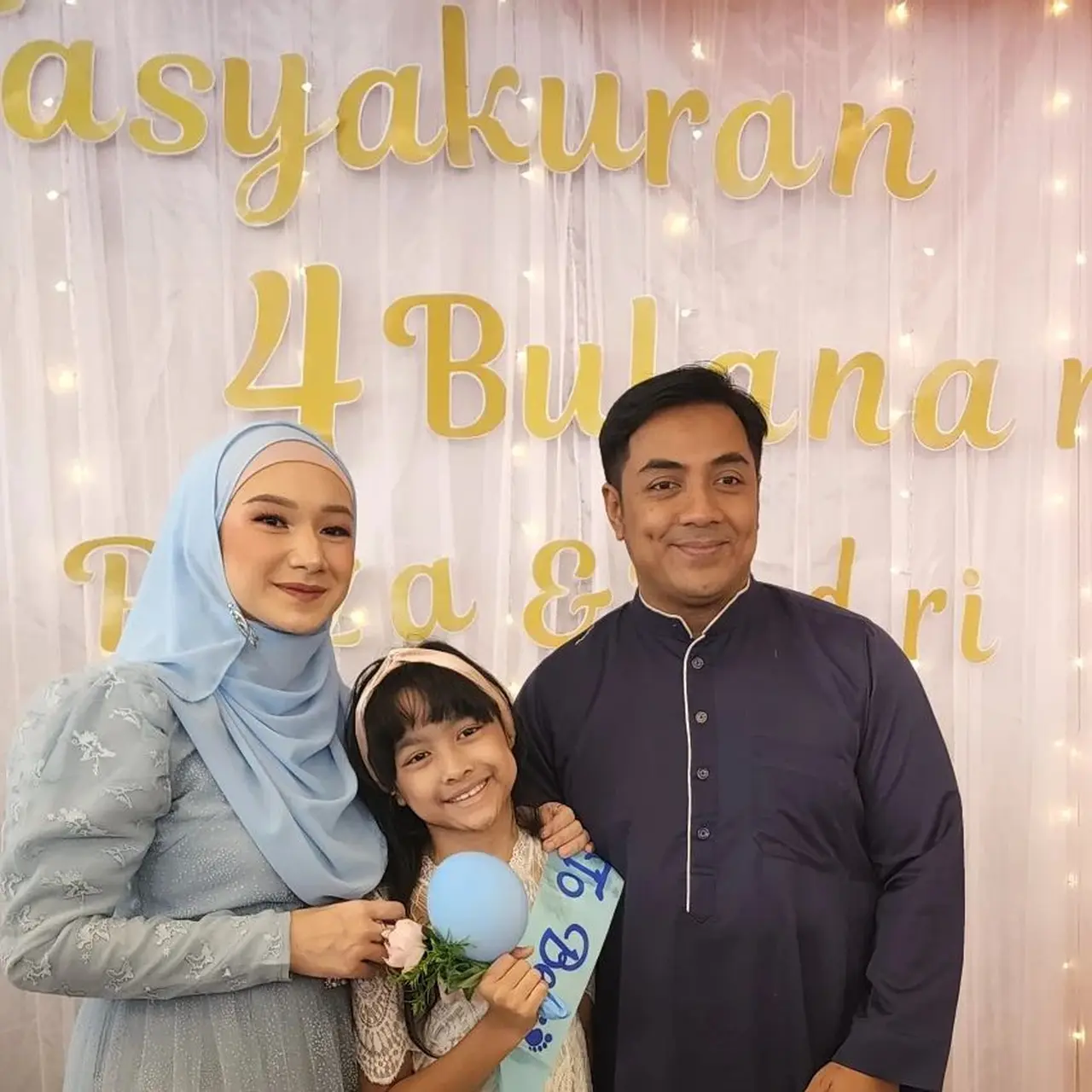 Ustaz Riza Muhammad Gelar Tasyakuran 4 Bulan Kehamilan Istri Sekaligus ...