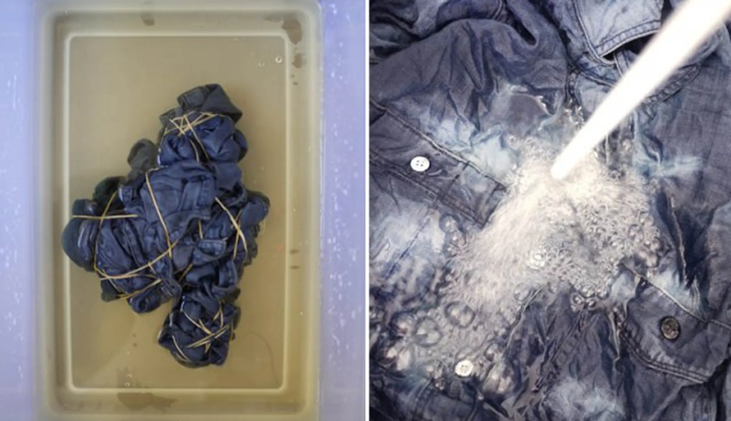 Tutorial DIY Bleaching Kemeja Jeans Super Mudah - Photo Fimela.com