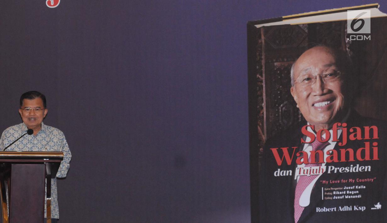 FOTO: Wapres Jusuf Kalla Buka Bedah Buku Sofjan Wanandi dan Tujuh ...