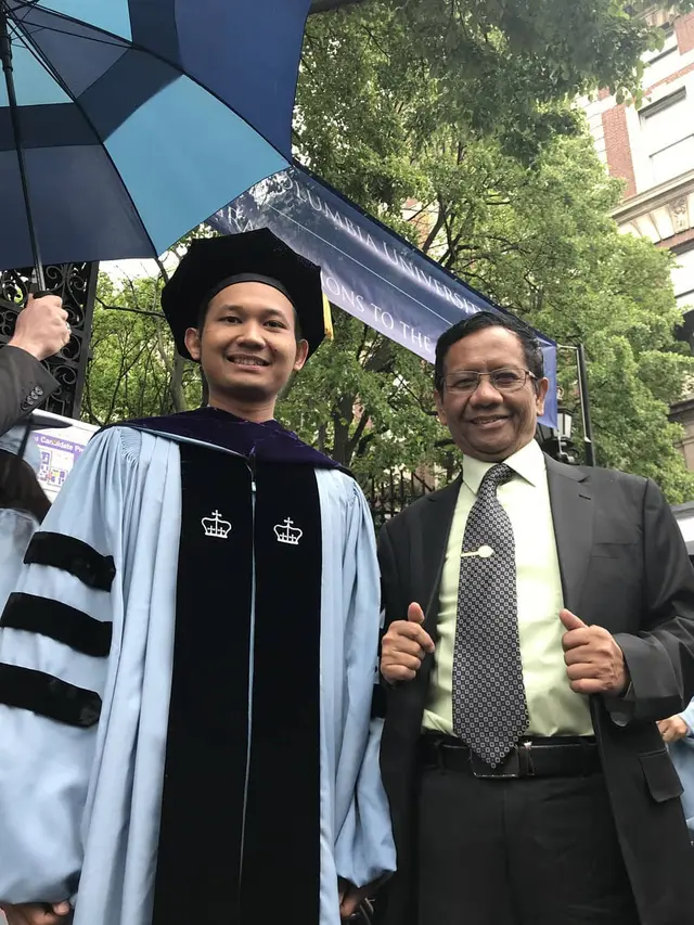 6 Potret Royhan Akbar Anak Mahfud MD yang Nikahi Putri TGB, Berprestasi ...