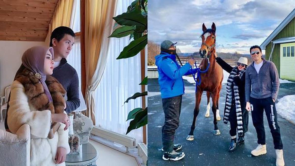 Tampil Glamor, Ini 7 Potret Syahrini dan Reino Barack Liburan di Winter ...