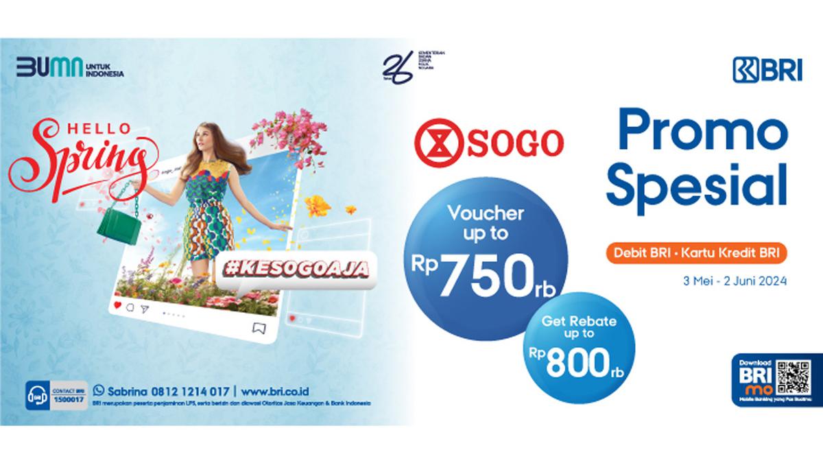 Deretan Promo Spesial dari BRI, Buat Kamu yang Mau belanja Fashion, Beauty, Home & Luggage di ...