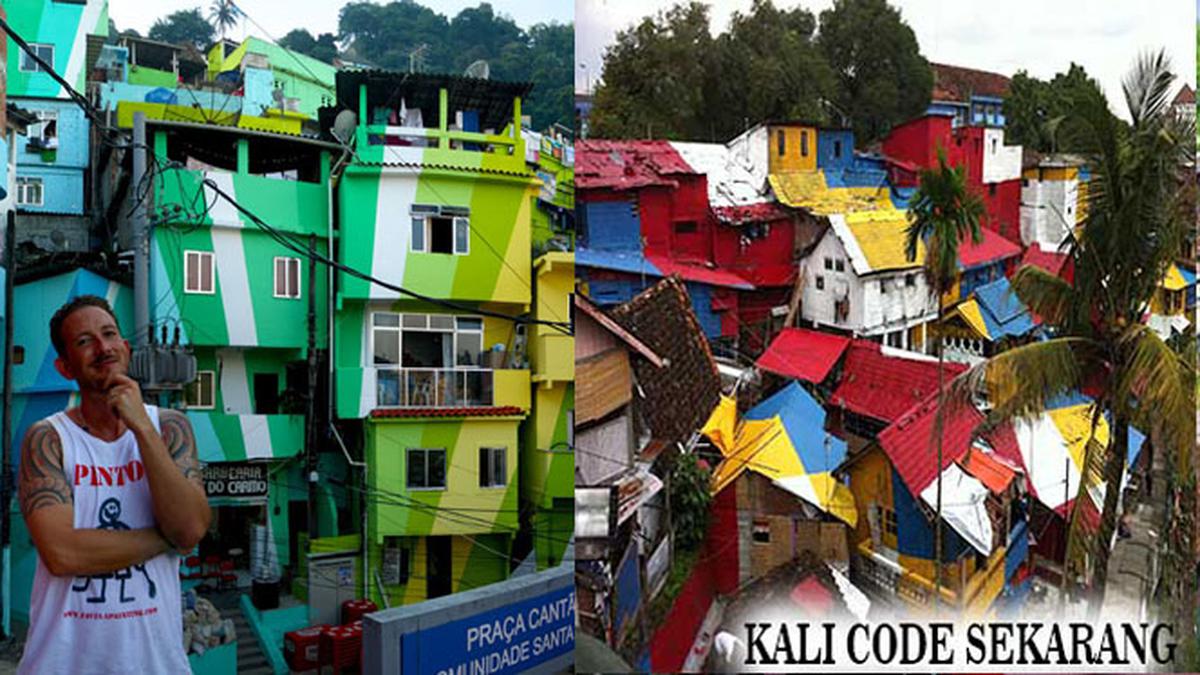 Inilah Kesamaan Kali Code Jogja dengan Favela Brasil