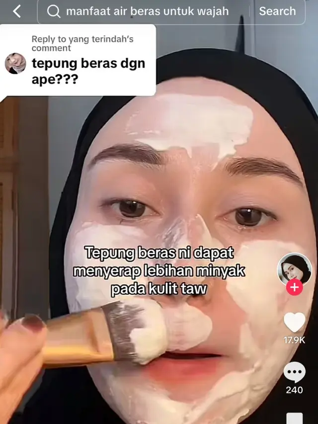 Cara Buat Masker Alami dari Tepung Beras dan Susu, Bikin Kulit Cerah dan Lembut - Citizen6 ...