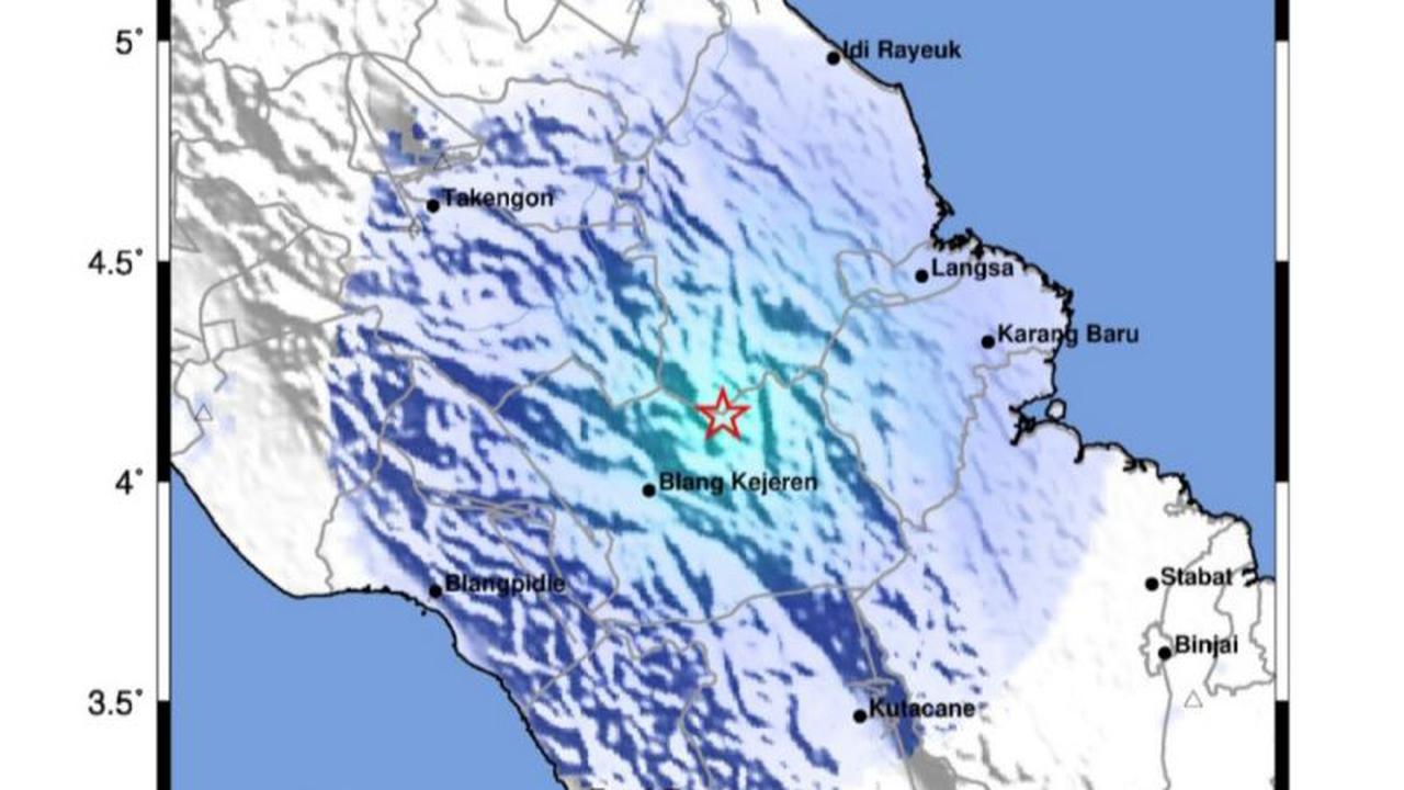 BMKG: Gempa M 3,9 Guncang Gayo Lues Akibat Aktivitas Sesar Besar Sumatera