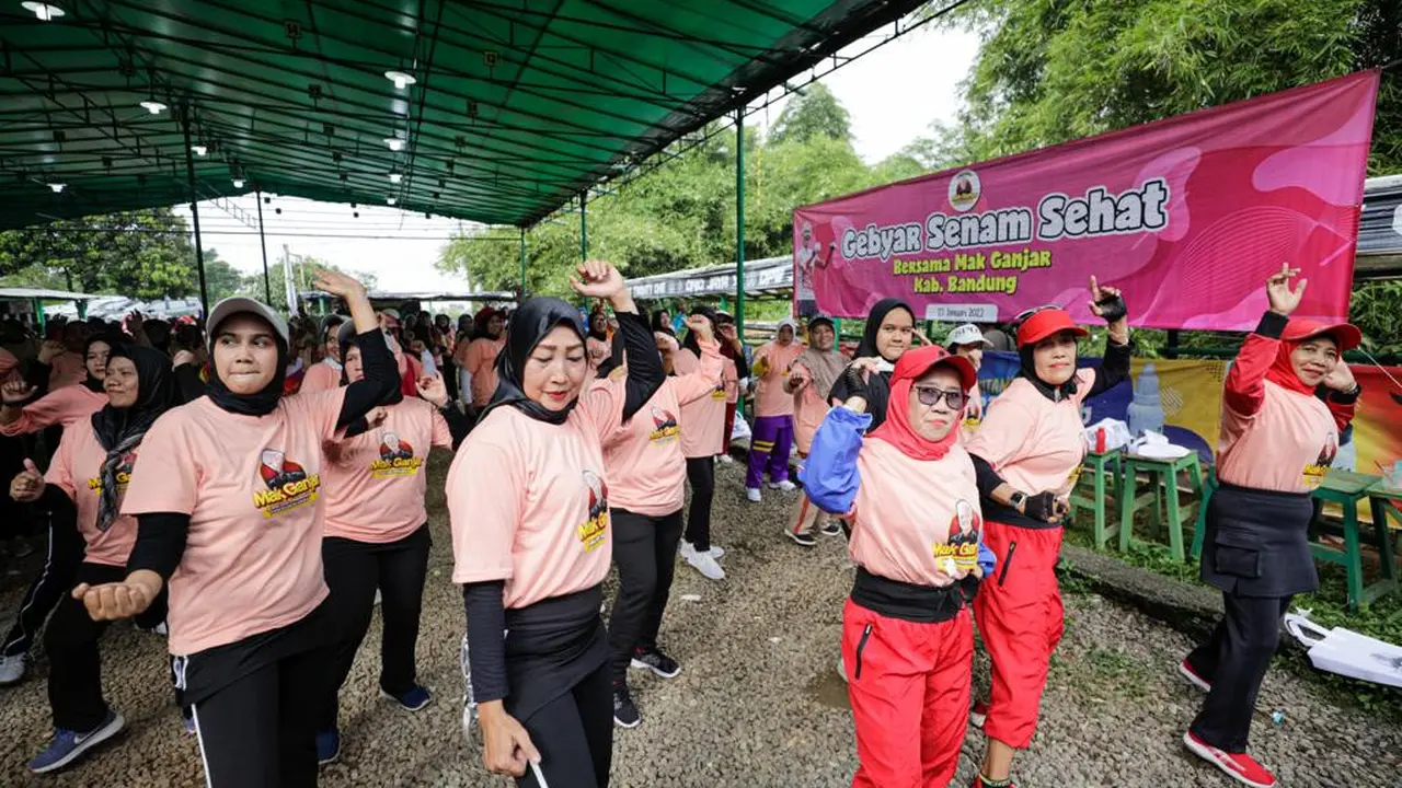Relawan Mak Ganjar Gelorakan Pola Hidup Sehat dengan Olaharaga Rutin ...
