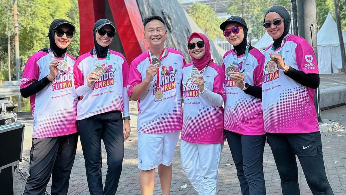 Zauramodels Menjaga Kebugaran dengan Berpartisipasi di OMDC Fun Run 2024