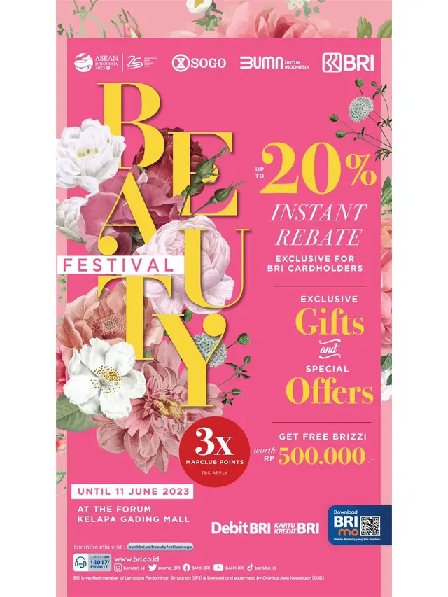 Diskon Belanja Menarik Bagi Nasabah BRI di Seluruh Outlet SOGO - Bisnis ...