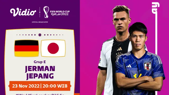 Dapatkan Link Live Streaming Piala Dunia 2022: Jerman vs Jepang di SCTV dan Vidio - Bola ...