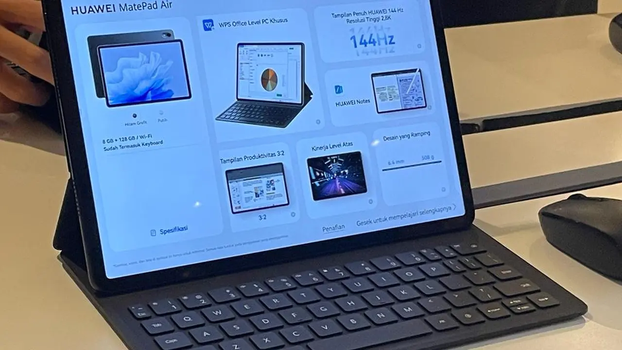 Tablet Rasa Laptop dengan Design Tipis dan Stylish Mempermudah ...