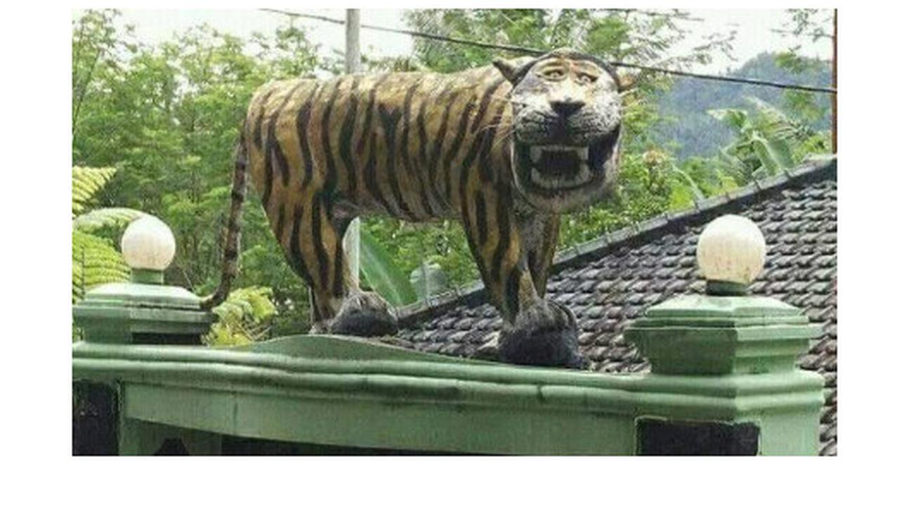 Mengenang Patung Macan Cisewu, Viral Jadi Meme dan Dirubuhkan 2017 Lalu