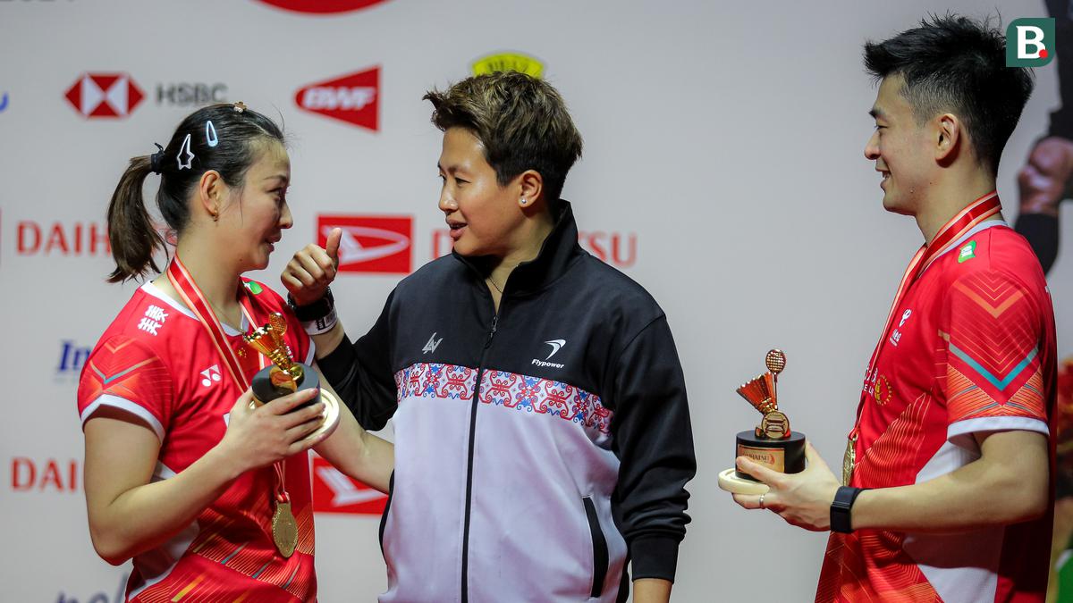 Foto: Momen Akrab Legenda Bulutangkis Indonesia, Liliyana Natsir dan Sang Juara Ganda Campuran ...