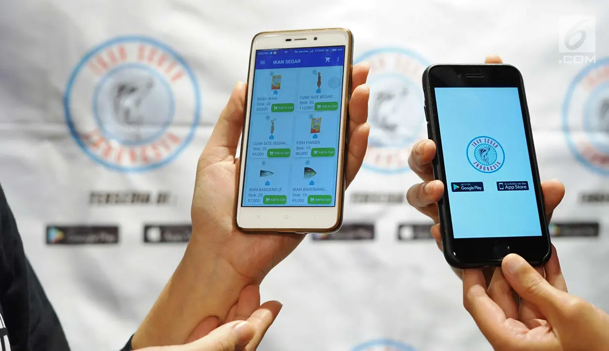 PHOTO: Canggih, Beli Ikan Segar Sekarang Bisa Lewat Aplikasi - Foto ...