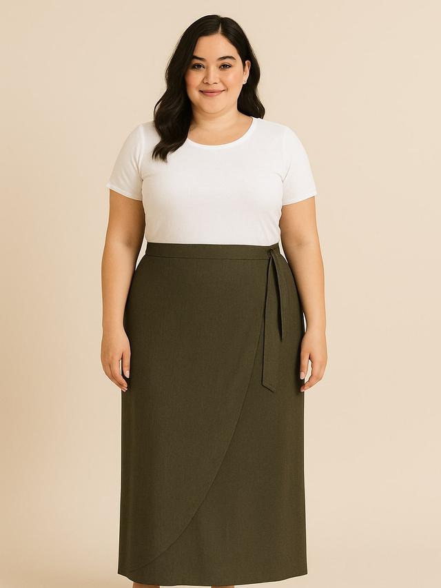 6 Contoh Rok Panjang untuk Orang Plus Size dan Tidak Terlalu Tinggi ...