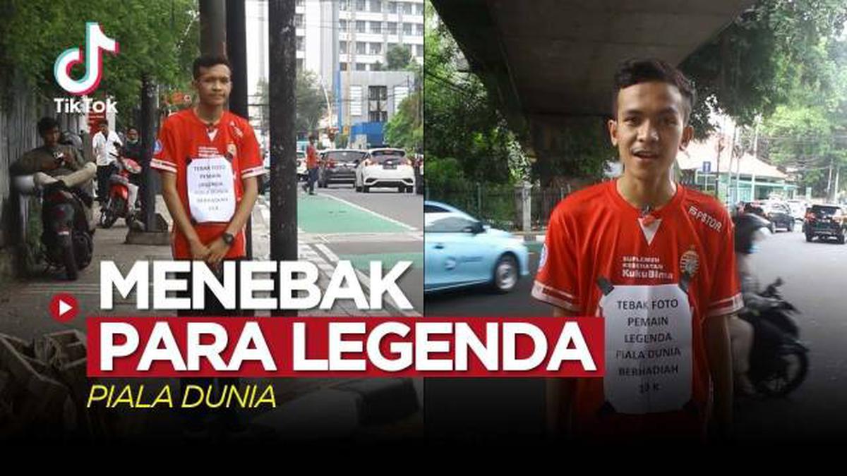 VIDEO TikTok Bola: Tebak Gambar Legenda Piala Dunia, Pemain Legendaris ...