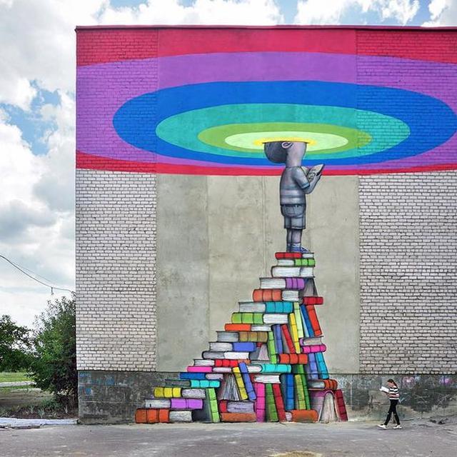 6 Karya Mural Tema Anak-Anak Ini Unik, Gambarkan Aktivitas Sehari-hari ...