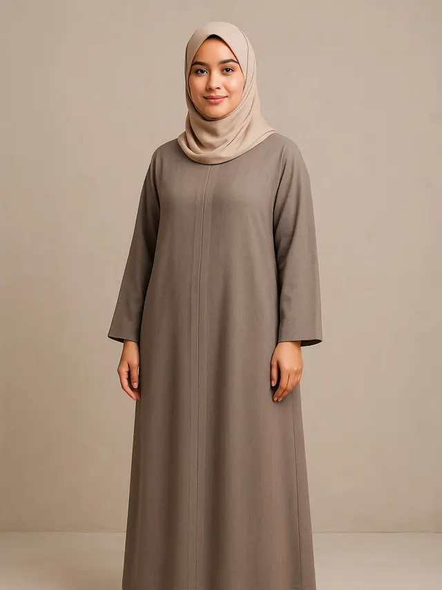 10 Model Gamis Wanita Sederhana yang Syari Tapi Tetap Elegan, Cocok ...