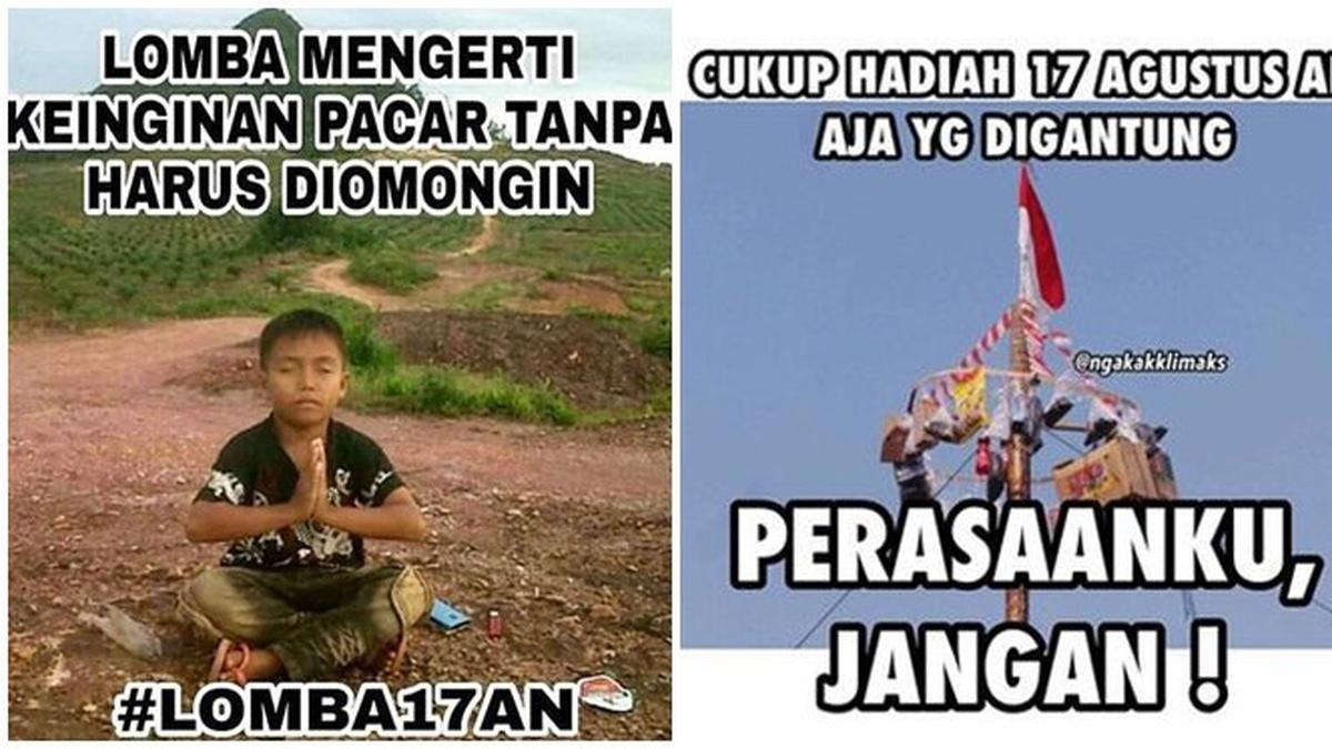 10 Meme Lomba 17 Agustus Ini Bikin Senyum Sendiri - Hot Liputan6.com