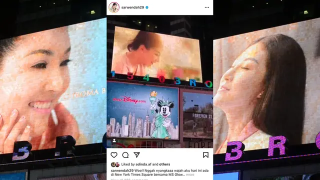 Jadi Brand Ambassador, Sarwendah Terkejut Wajahnya Terpampang di Times ...