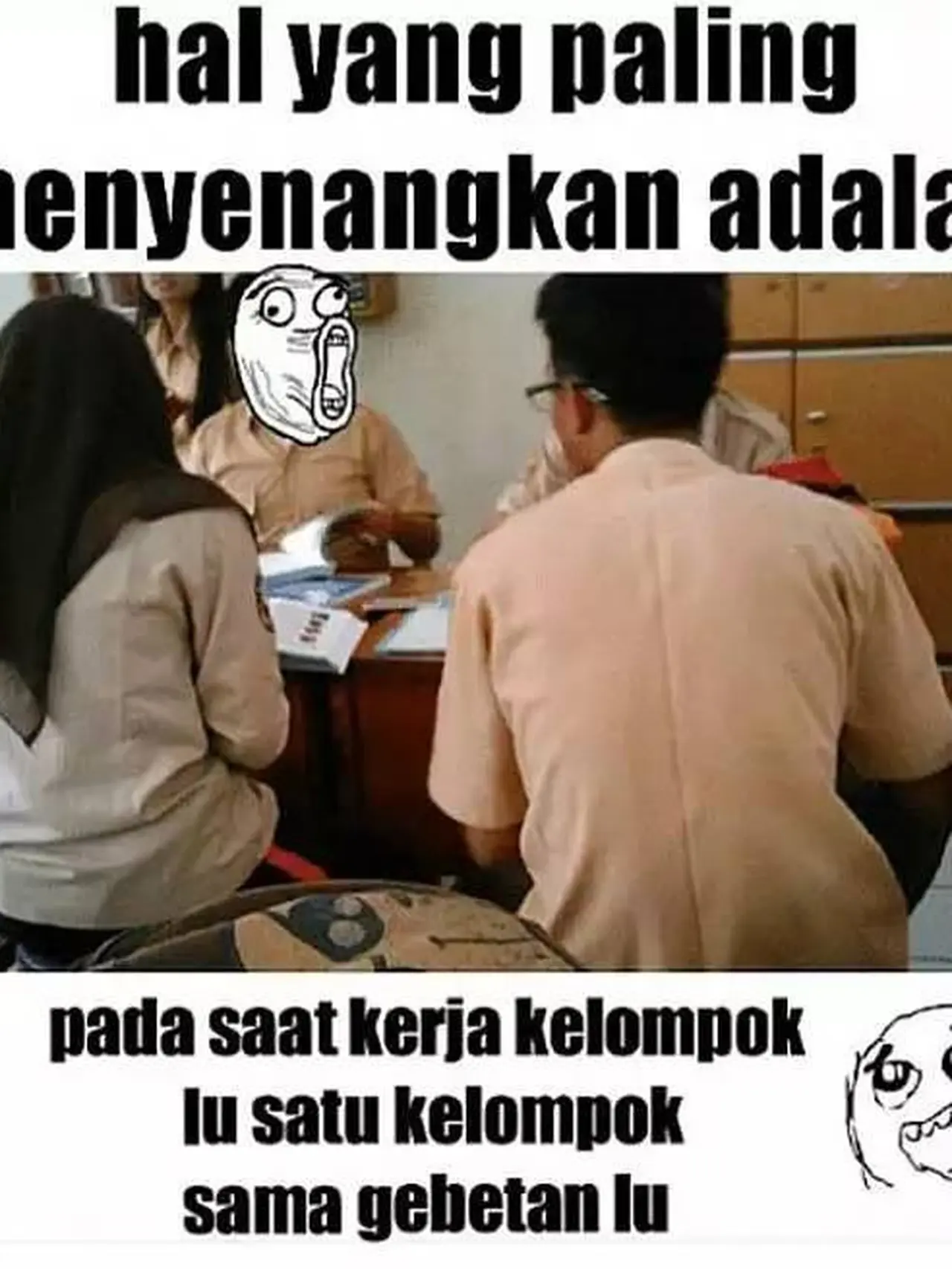 8 Meme Kocak Tugas Kelompok Hanya Numpang Nama Ini Sering Terjadi - Hot ...