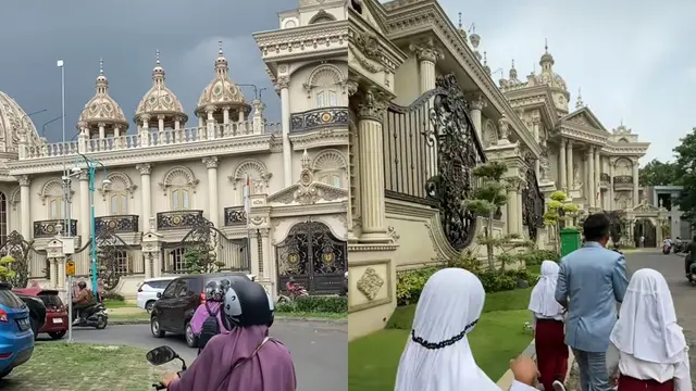 10 Potret Rumah Mewah Bak Istana Disney Milik Sultan Sidoarjo, Bikin Takjub - Hot Liputan6.com