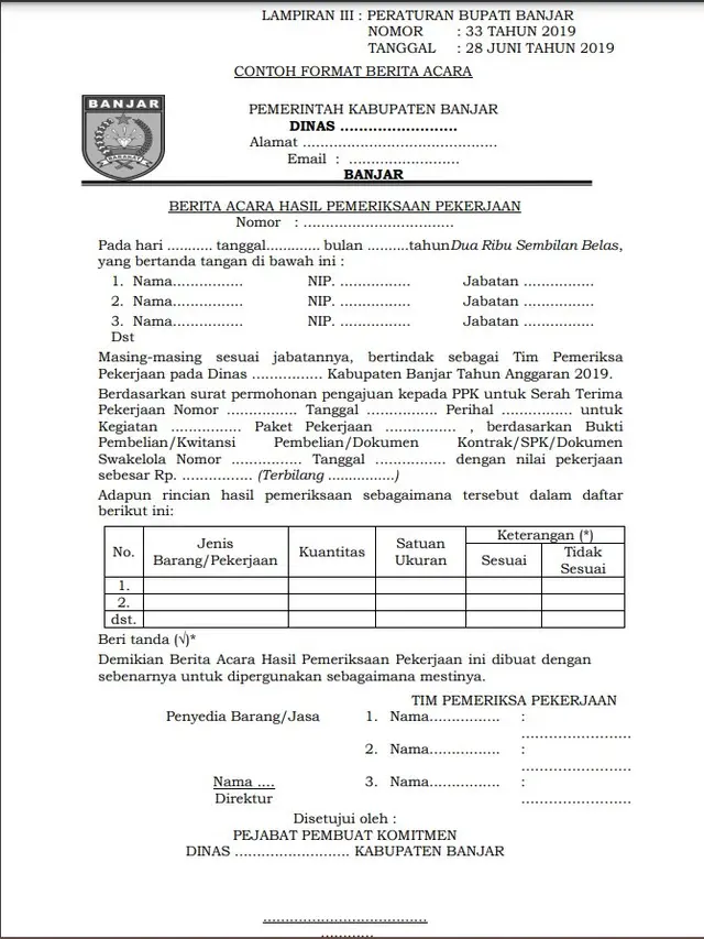 5 Contoh Berita Acara untuk Berbagai Kepentingan, Pahami Jenis dan ...
