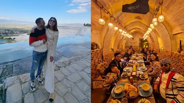 6 Potret Liburan Judika dan Duma Riris di Turki, Boyong Keluarga Besar ...