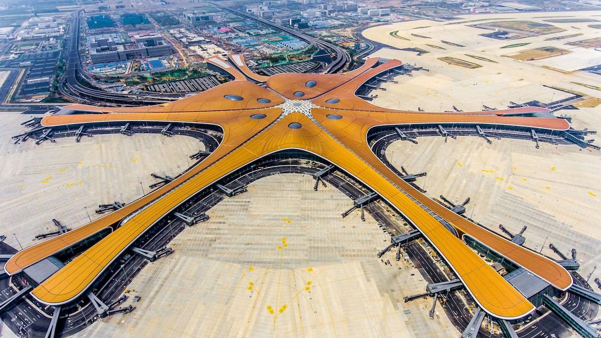 6 Potret Daxing Airport, Bandara dengan Terminal Terbesar di Dunia